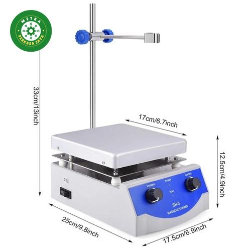 Jual Hot Plate Magnetic Stirrer SH-3 Magnet Stirer SH03 Lab Hotplate ...