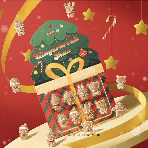 Jual Pop Mart POP BEAN GINGERBREAD MAN Set Popbean Rare Figure Popmart ...
