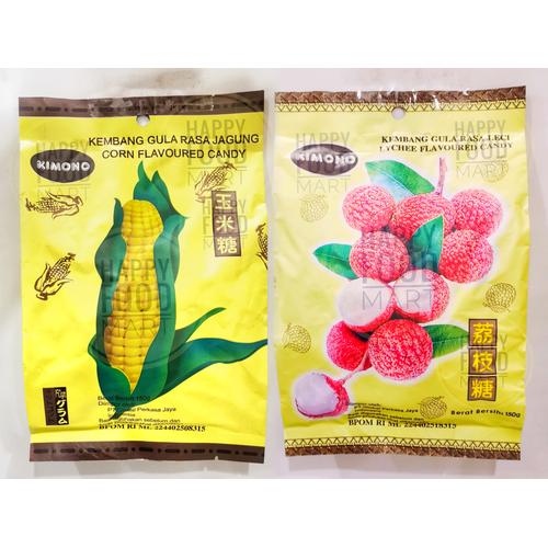 Jual KIMONO PERMEN JAGUNG/PERMEN LYCHEE/CORN CANDY/KEMBANG GULA BUAH ...