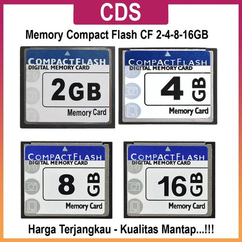 Jual CDS Memory Card Compact Flash - CF - 2GB - 8GB 16GB For Nikon ...