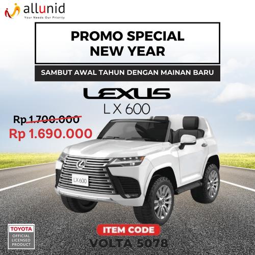 Promo Mainan Mobil Aki Volta 5078 Lexus LX 600 - Black - GREY Cicil 0% ...