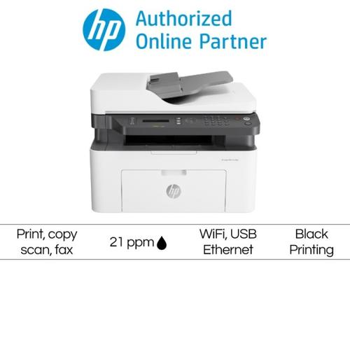 Jual HP LaserJet MFP 137FNW Printer Wireless All In One Laser Jet 137 ...