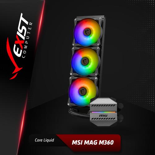 Jual CORELIQUID MSI MAG M360 | Liquid CPU Cooler 360mm - Kota Medan - Ex1stCom | Tokopedia