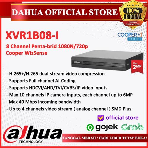 Jual DAHUA DVR / XVR 8 Channel 2MP DH-XVR1B08-I H.265+ 8 CH WIZSENSE - Kota Surabaya - Dahua ...