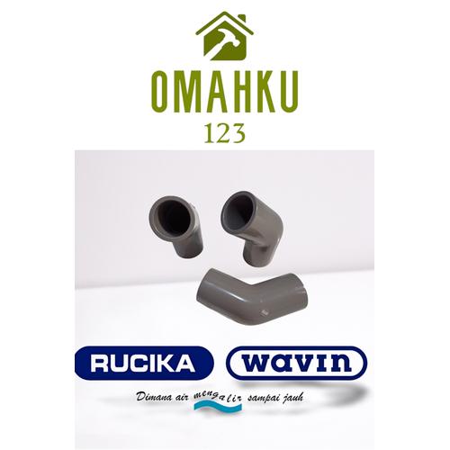 Jual Elbow / Knee 1 1/4"inch PVC WAVIN AW 45 Derajat - Kota Tangerang ...