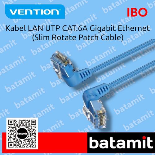 Jual VENTION IBO Kabel LAN Cat6A RJ45 UTP Gigabit Cat.6A Rotate Right ...