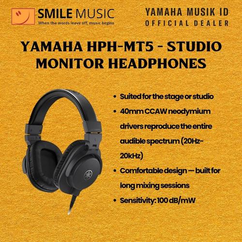 Promo YAMAHA HPH-MT5 - Studio Monitor Headphones - Hitam Cicil 0% 3x - Jakarta Pusat - Smile ...