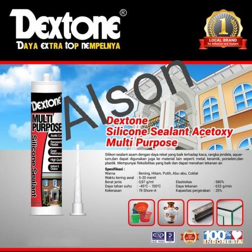 Jual DEXTONE SILICONE SEALANT / LEM SILIKON / MULTI PURPOSE (300ML ...