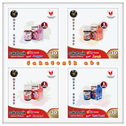 Jual Sakatonik ABC Tabs Hisap Multivitamin Anak Botol - 30 Tablet ...