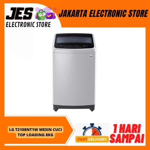 Promo LG T2108NT1W Mesin Cuci 1 Tabung Top Loading 8KG Cicil 0% 3x ...