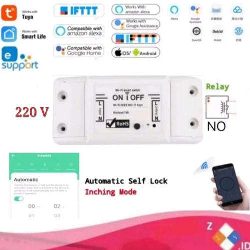 Jual SMARTLIFE WIFI RELAY ANDROID SAKLAR/ SWITCH STATE NO NORMALY OPEN ...