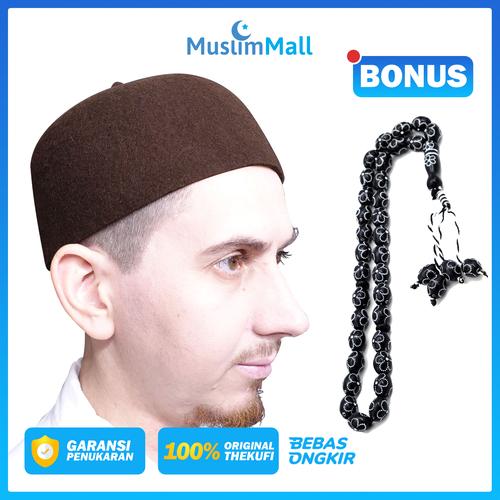 Jual Kopiah Atau Peci Tarbus Warna Coklat Bahan Asli Wol Domba - Merah ...