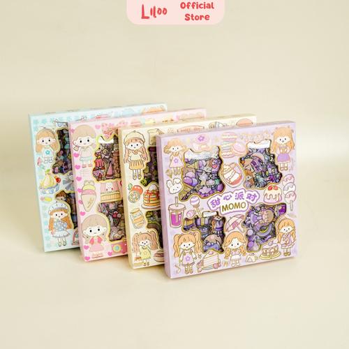 Promo 100 Lembar Stiker Momo Stiker Motif Kemasan Box Isi 100 pcs ...