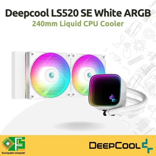 Jual AIO Watercooling Deepcool LS520 SE White | Water Cooling 240 ...