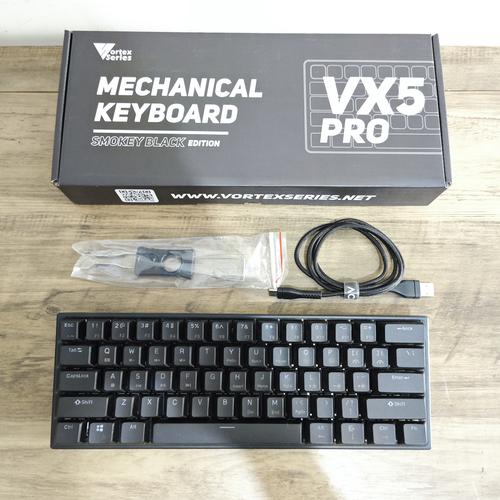 Jual Mechanical Keyboard VortexSeries VX5 PRO 60% - Smokey Black - Kota ...