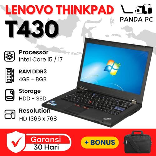 Jual Laptop Lenovo Thinkpad T430 Ci5 Gen 3 Core I5 Murah Bekas Pilihan