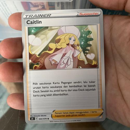 Jual Kartu Pokemon TCG Indonesia Staple Caitlin Trainer s6k - Kota ...