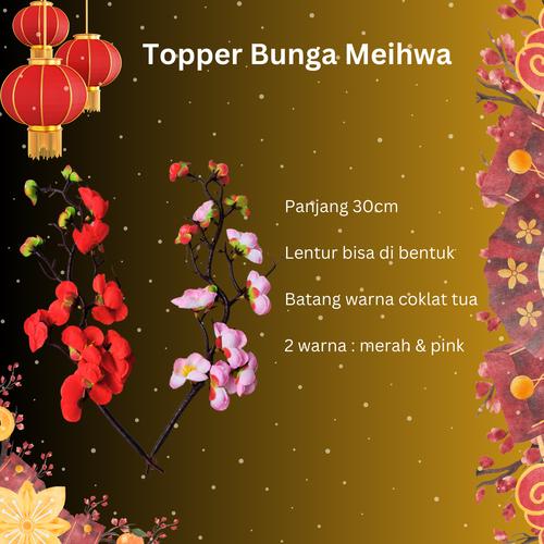 Jual Topper Imlek Sakura - Merah Muda - Jakarta Barat - Baking's Buddy ...
