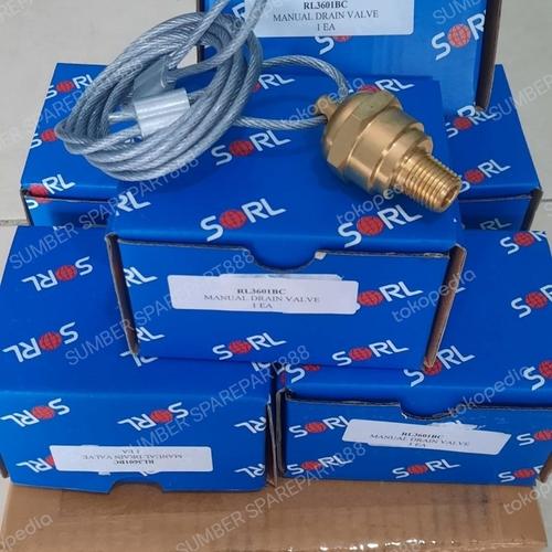 Jual MANUAL DRAIN VALVE 1/4" NPT TRAILER ATAU BUNTUT MERK SORL RL ...