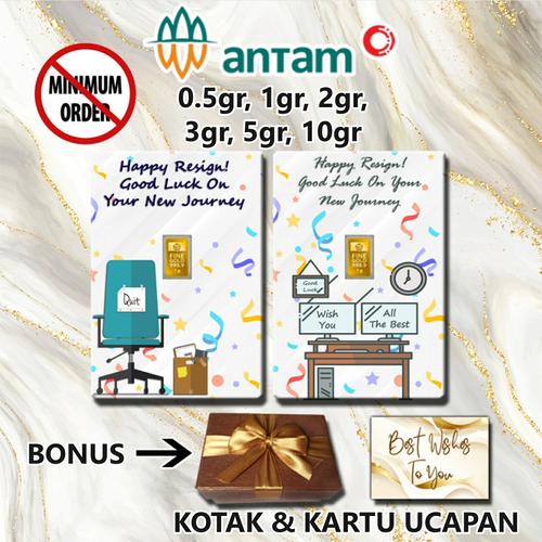 Promo Logam Mulia Emas ANTAM HAPPY RESIGN Gift Series Custom Certieye ...