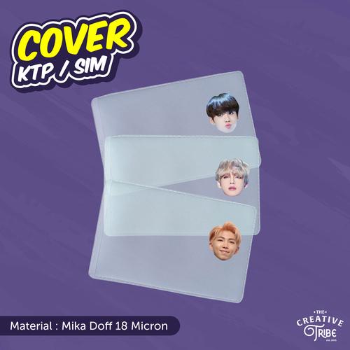 Promo BTS Face - Cover KTP / SIM - Sampul Plastik Mika Pelindung Kartu ...