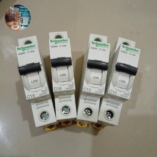 Jual MCB SCHNEIDER IC60H 10kA 1P 6A/10A/16A/ 20A/ 2A/ 4A SNI ORIGINAL - 4A - Jakarta Pusat - Zea ...