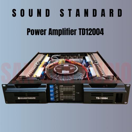 Jual TD12004/ TD 12004 SOUND STANDARD POWER AMPLIFIER 4 CHANNEL 4X1200 ...