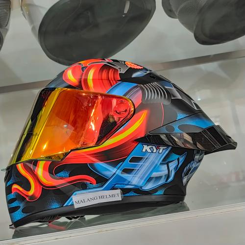 Jual Helm Full Face KYT TT Course Magnet Matt Terbaru - M, Paket ...