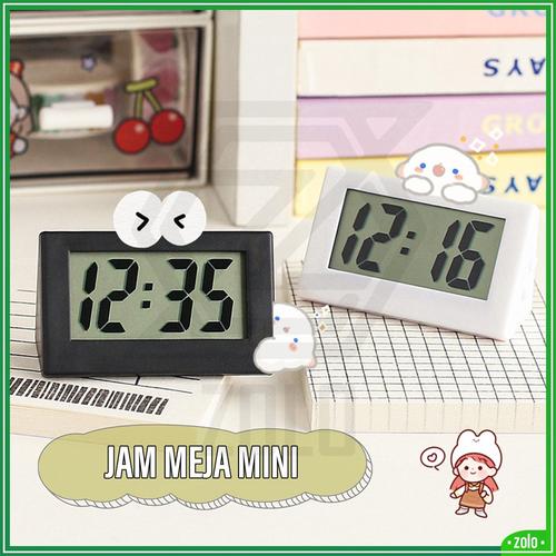 Promo [zolo] Jam Meja Mini LED / Jam Digital LCD Minimalist Desk Clock ...