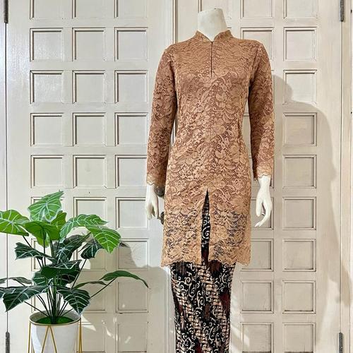 Jual SETELAN KEBAYA BROKAT TUNIK SANGHAI/ KEBAYA MODERN/KEBAYA BROKAT ...