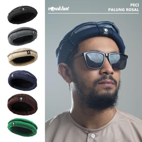 Jual Peci palung ROSAL, topi pria muslim dengan model peci pakol khas ...