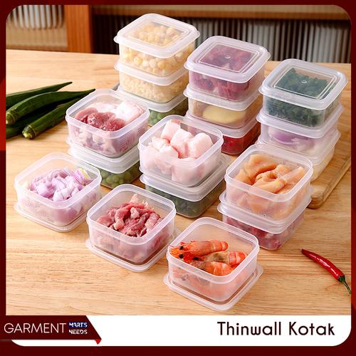 Promo Kotak Transparan Kecil Mini Organizer Bening Toples Plastik Bumbu ...