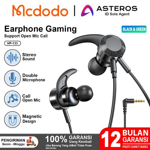 Jual MCDODO HP-133 Handsfree Earphone Gaming Double Microphone Jack 3 ...