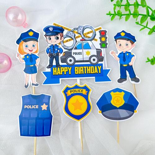 Jual Police Chibi Polisi - Topper Cake Birthday Hiasan Kue Ultah ...