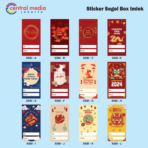 Jual Sticker Segel Box Imlek 12x6 cm Label Hampers Chinese New Year ...