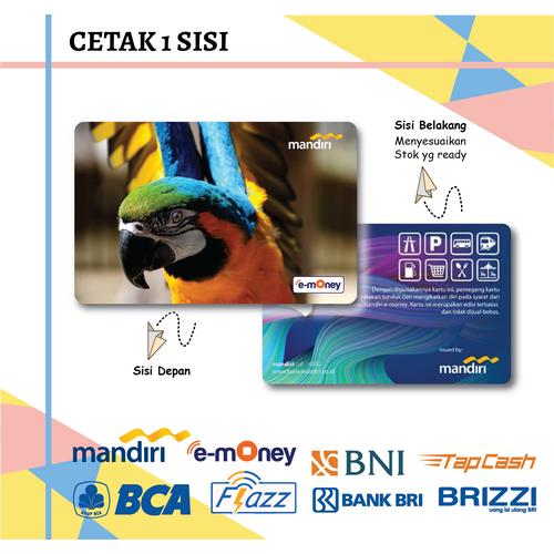 Jual KARTU EMONEY MANDIRI BCA BNI BRI Animal Bird - 1 SISI - BCA FLAZZ ...