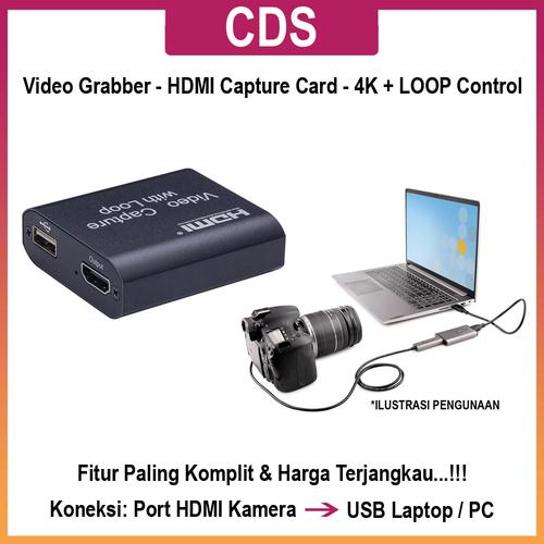 Jual HDMI Video Capture Card - 4K - USB 2.0 - With Loop for Live ...