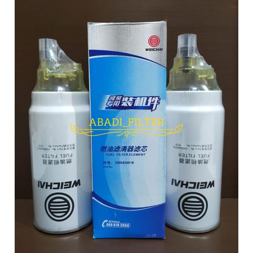 Jual Fuel Filter WEICHAI 1000424916 / 1000424916A / 1000422381 / ...