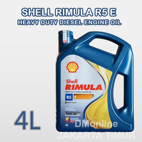 Jual Shell Rimula R5E kemasan 4L / Oli Mesin Diesel 10W-40 - RIMULA ...