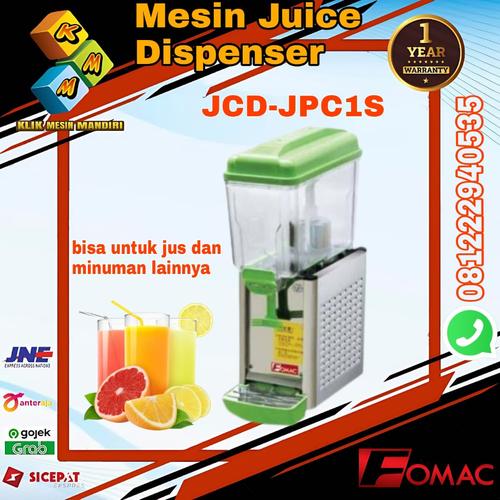 Jual Mesin pendingin minuman jus dispenser 1 tabung JCD-JPC1S FOMAC ...