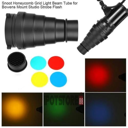 Jual Conical Snoot Set with Honeycomb Grid for Bowens Mount Monolight ...
