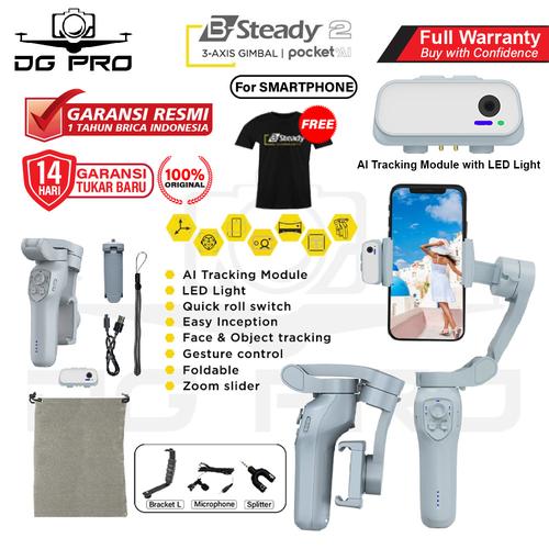 Jual Brica B-Steady 2 Pocket 3-axis Gimbal Stabilizer - BSteady 2P - 2 ...