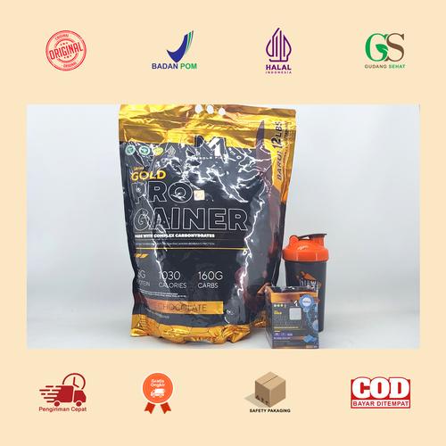 Jual Manado Muscle First Pro Gainer 12 lbs Weight Gainer Free Shaker ...