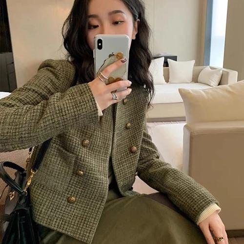 Jual VICTORIA KOREAN BLAZER IMPORT PREMIUM - Army, M - Jakarta Barat ...