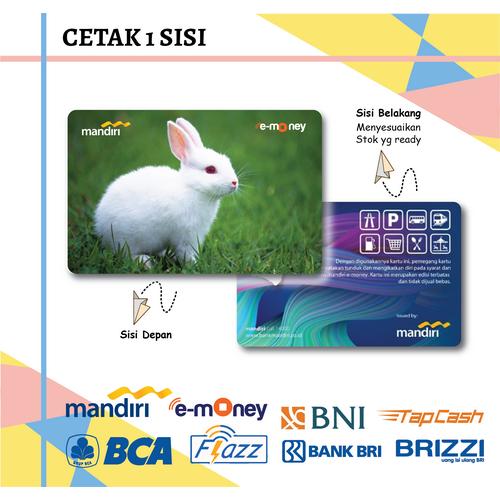 Jual KARTU EMONEY MANDIRI BCA BNI BRI Animal Rabbit - 1 SISI - BCA ...