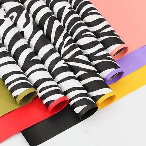 Jual Zebra Skin Cellophane (1 Pack Isi 20 Lembar) Kertas Buket Bunga ...