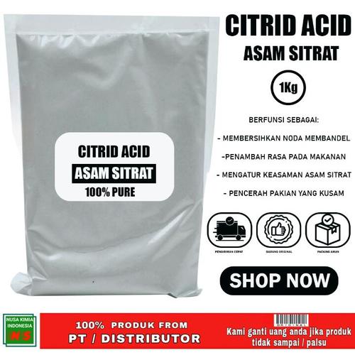 Jual Citrun 1 KG / Citric Acid 1 kg / Asam Sitrat 1 KG ( Monohydrate ...