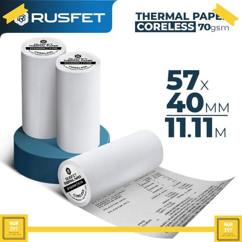 Jual Kertas Thermal 57x40 mm/58 X 40 mm/1roll dan varian ukuran lain ...