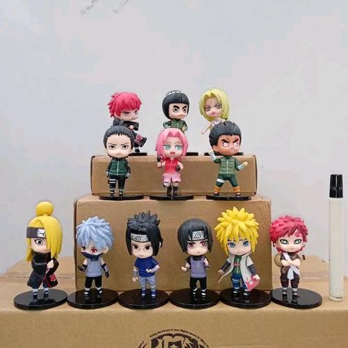 Jual Mainan mini static figure Naruto sasuke rock lee minato tsunade ...