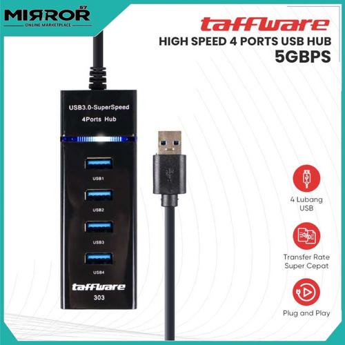 Jual USB HUB 4 Ports USB HUB 3.0 5Gbps Transfer Rate Super Cepat - USB ...